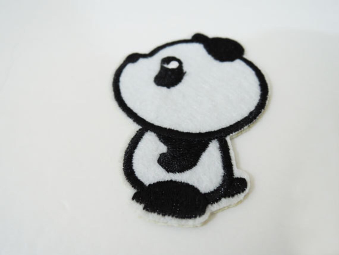 Cute Panda Patch Animal Cartoon Patches Badge Patch Applique - Etsy