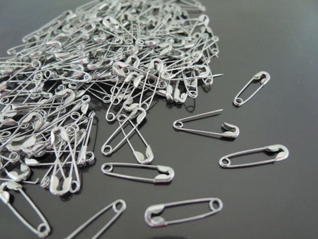 1000pcs Silver Small Safety Pin - Etsy