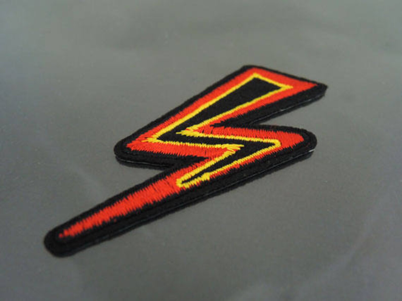 Flash Patches - Iron on Patches or Sewing on Patch Red Yellow Black ...