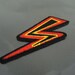 Flash Patches - Iron on Patches or Sewing on Patch Red Yellow Black ...
