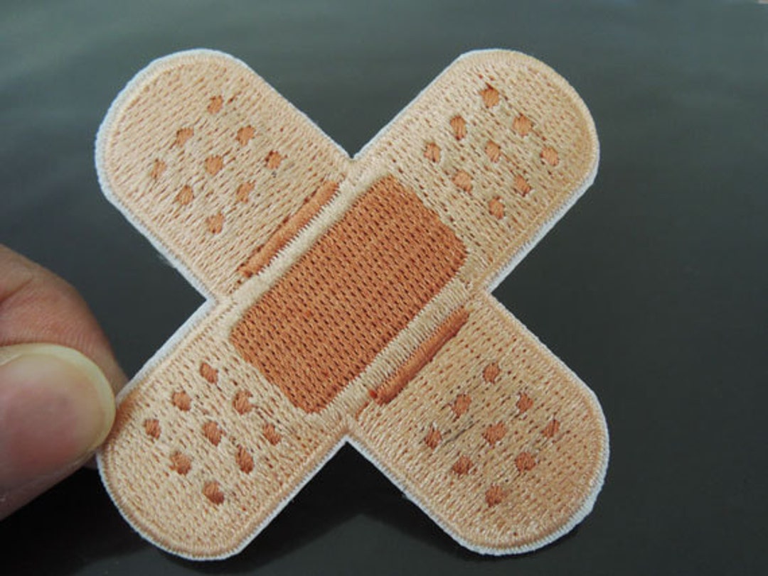 Iron on Patch - Band Aid Patch Embroided Patch Patch for Jacket - Etsy
