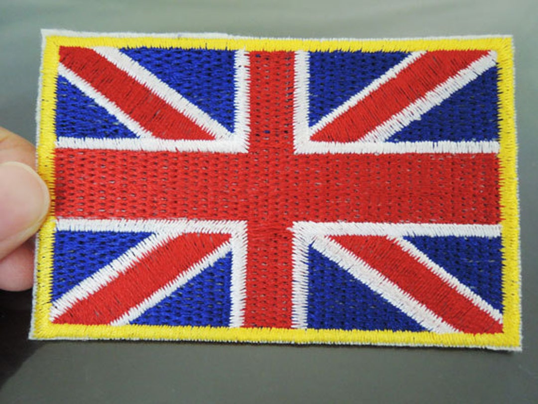 United Kingdom Flag Patches - Large Iron on Patch or Sewing on Patch ...