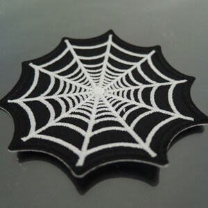 Spiderweb Patches - Iron on Patches or Sewing on Patch Black Patches ...