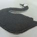 Iron on Patch - Black Swan Patches Iron on Applique Embroidered Patch ...