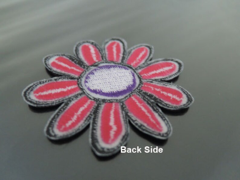 Sunflower Patches - Iron on or Sewing on Patch Pink Flowers Patches ...