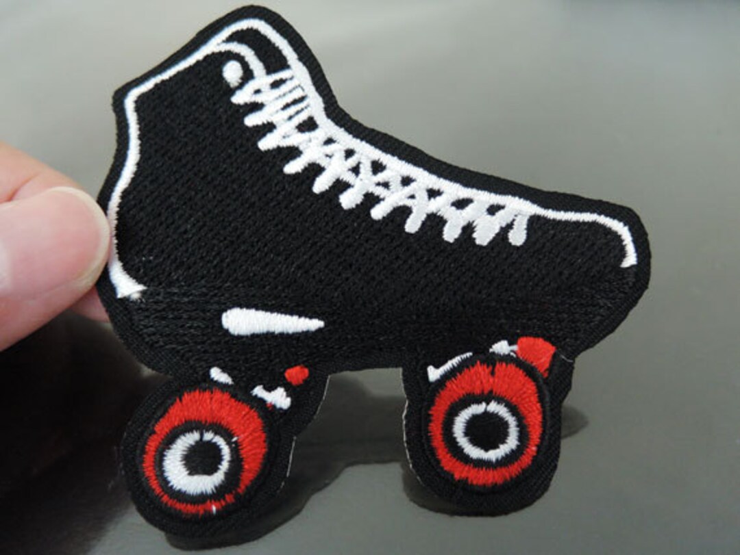 Roller Skates Patches - Iron on or Sewing on Patch Roller Skate Patch ...