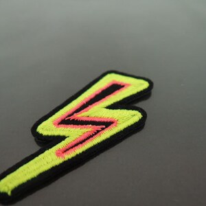 Flash Patches - Iron on Patches or Sewing on Patch Neon Yellow Orange ...