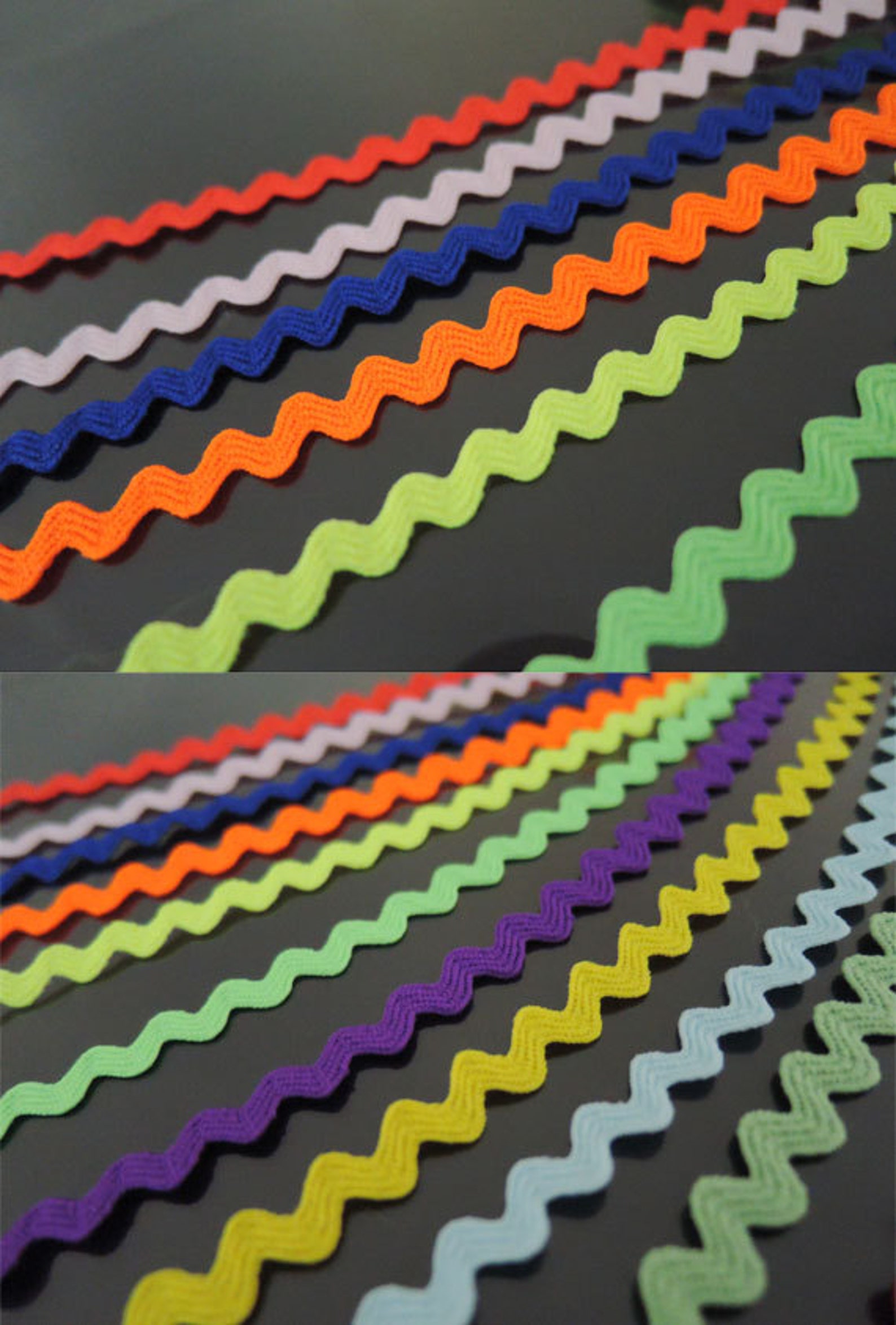 Ric Rac Trim 1/4 Mini Ric Rac Trim Rick Rack Zig Zag | Etsy