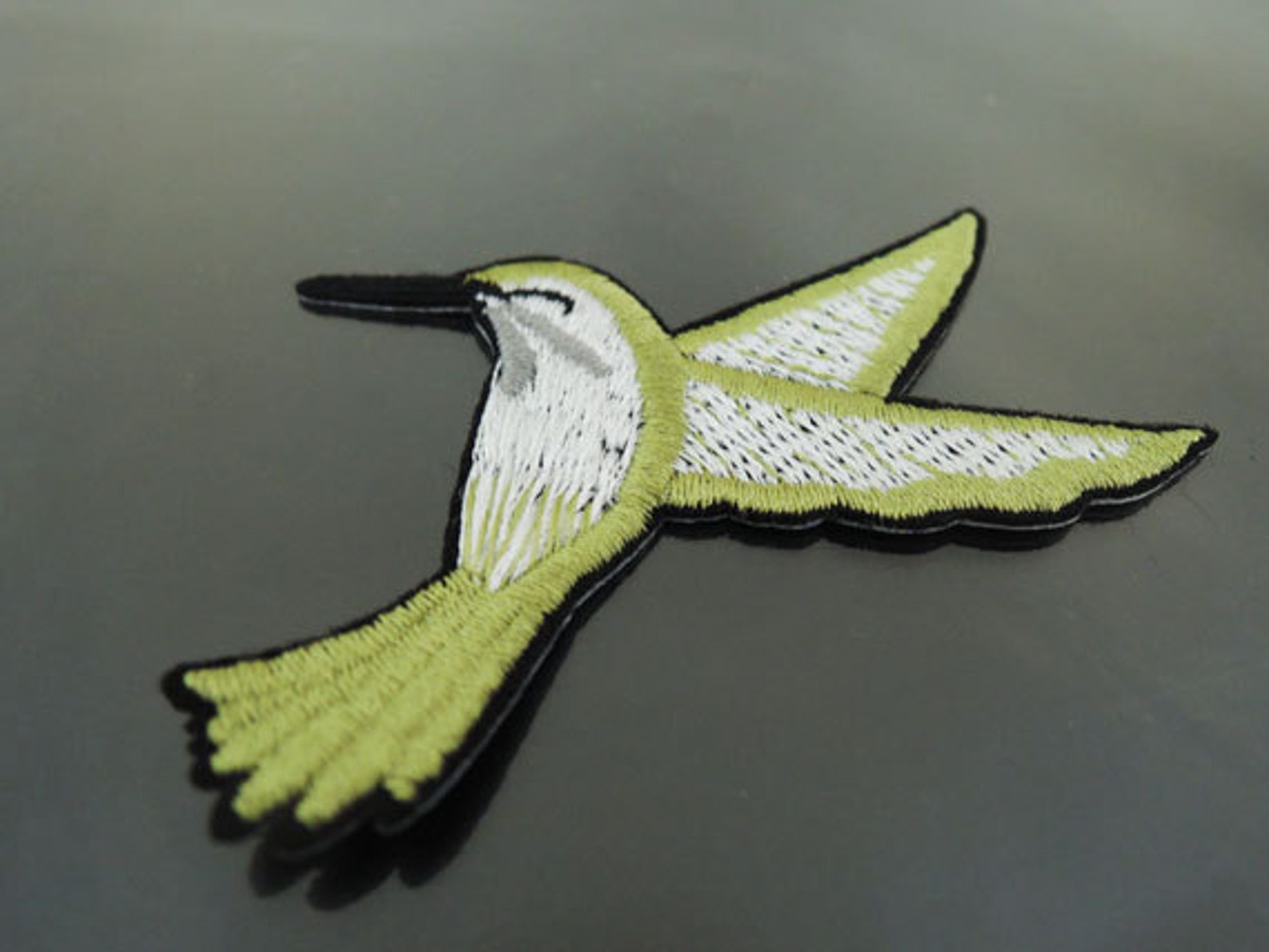 Bird Iron on Patch Animal Patches Hummingbird Patch Applique | Etsy