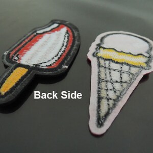 Ice Cream Patches - Iron on Patch or Sewing on Patch Summer Ice-cream ...