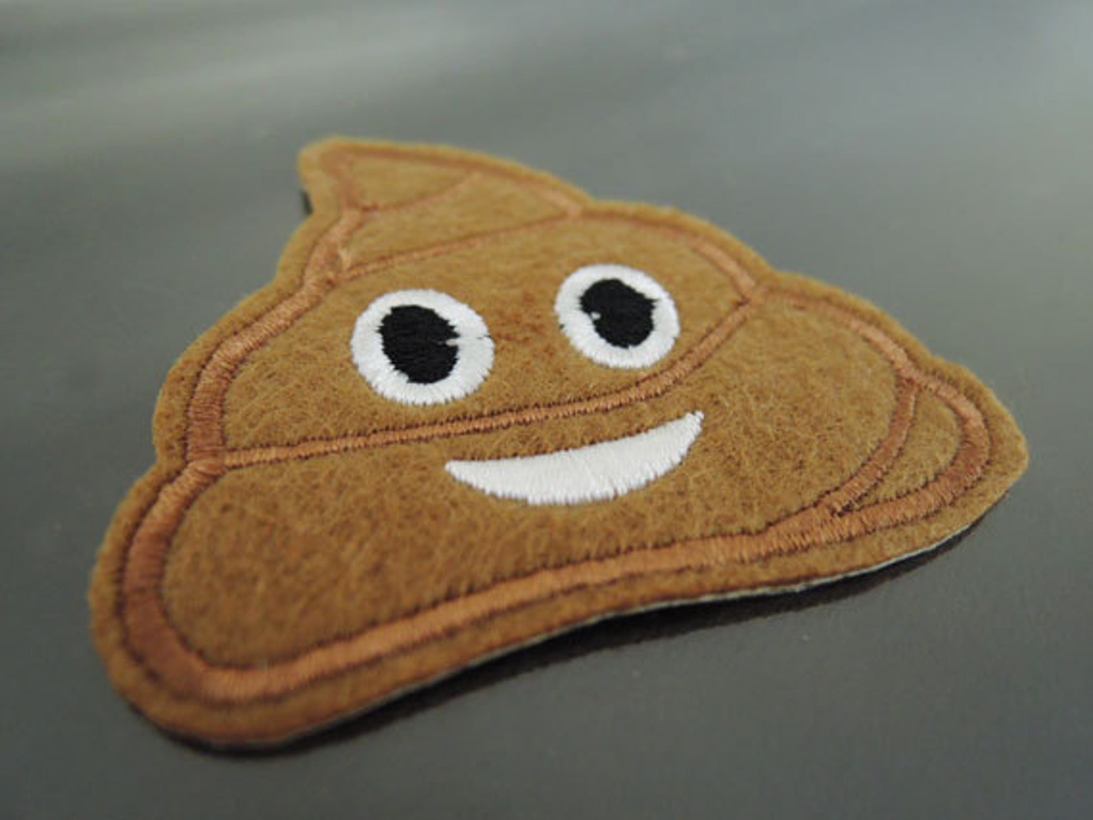 Iron on Patch Poop Patch Brown Poop With Eye Patches Emoji | Etsy