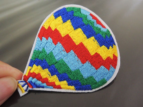 Hot Air Balloon Patches Iron on Patches or Sewing on Patch | Etsy