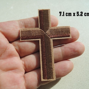 Iron on Patch - Cross Patch Crucifix Patches Embroidered Patch Iron on ...