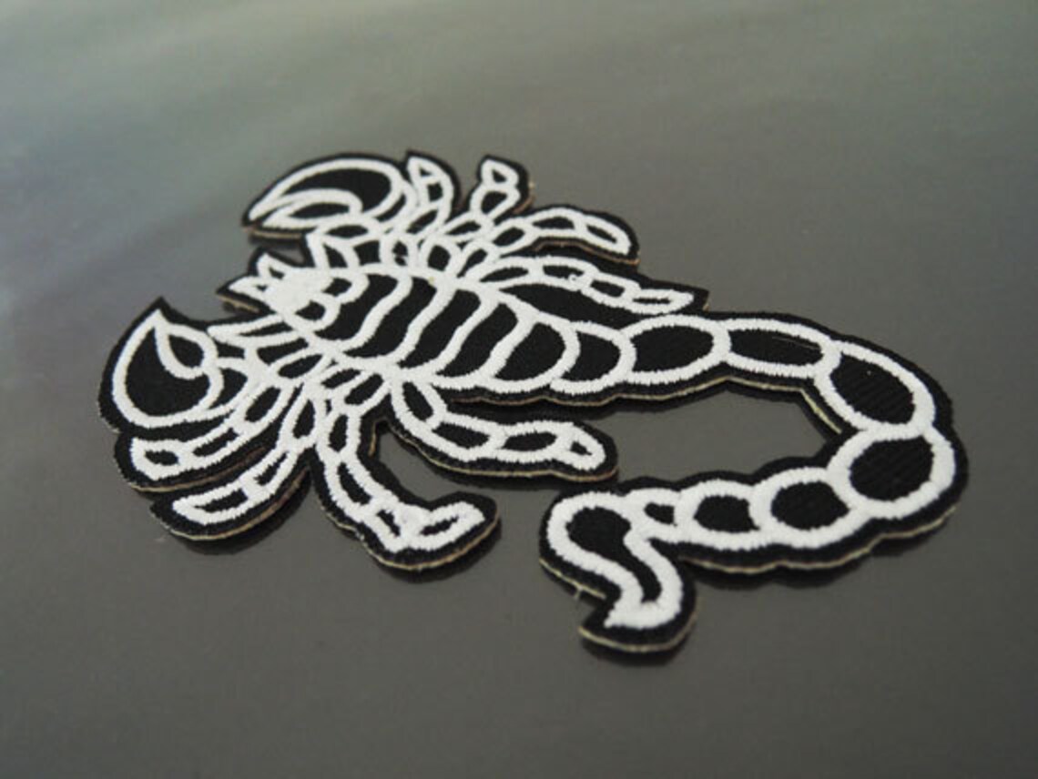 Iron on Patch Scorpion Patches Insert Patch Black Applique - Etsy
