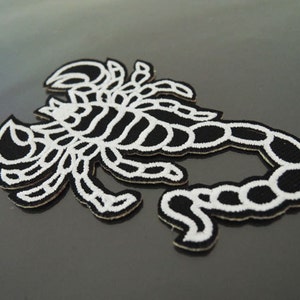 Iron on Patch - Scorpion Patches Insert Patch Black Applique ...