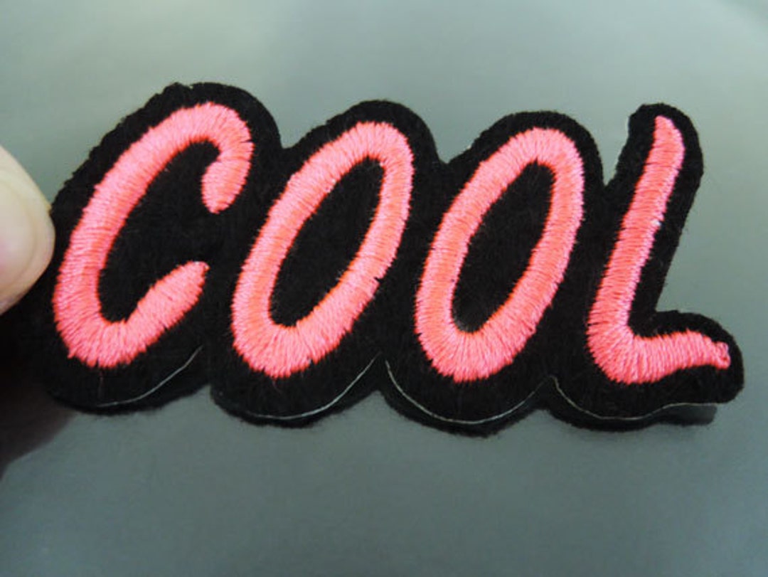 COOL Letter Patches - Iron on Patch or Sewing on Patch Letter Patches ...
