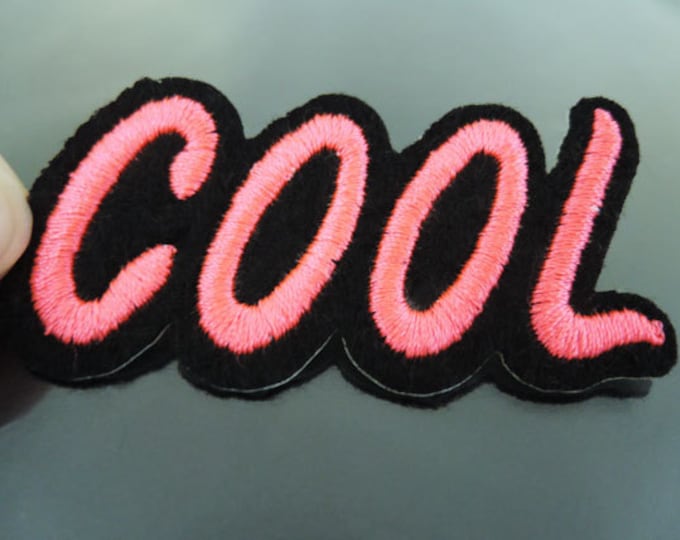 COOL Letter Patches Iron on Patch or Sewing on Patch Letter - Etsy ...