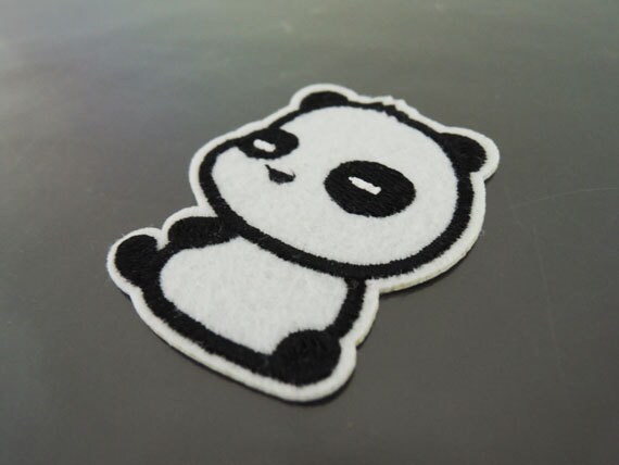 Cute Panda Patch Animal Cartoon Patches Badge Patch Applique - Etsy
