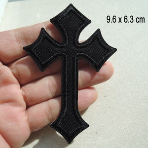 Iron on Patch - Cross Patch Crucifix Patches Embroidered Patch Iron on ...