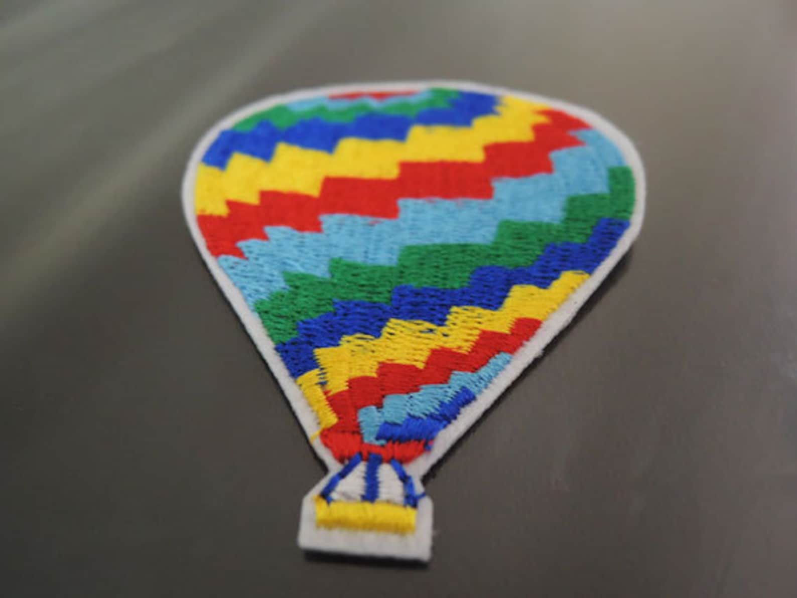 Hot Air Balloon Patches - Iron on Patches or Sewing on Patch Large Hot ...