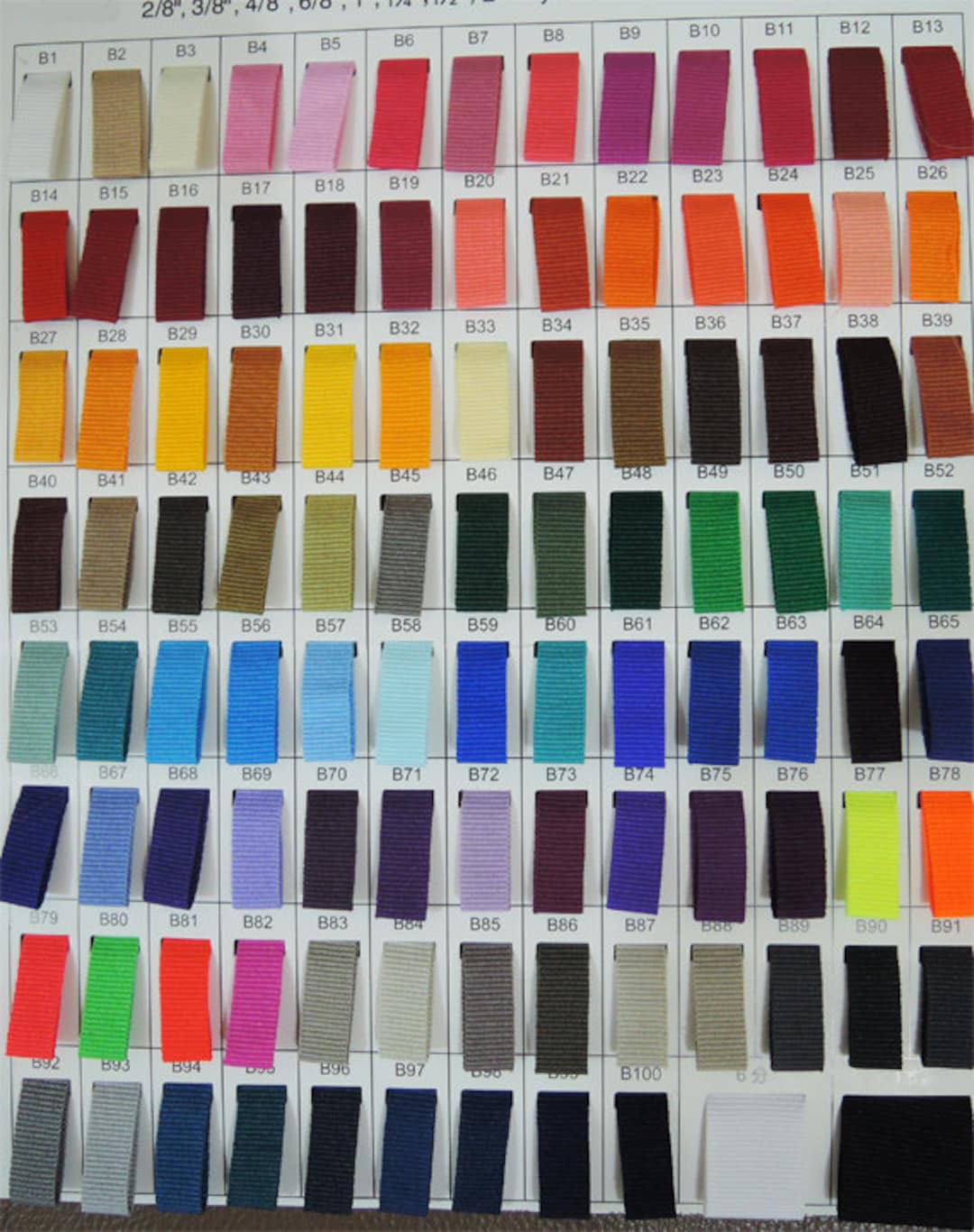 Polyester Tape 3/8" - Polyester Tapes Grosgrain Ribbon Trim 9mm ( 3/8 ...