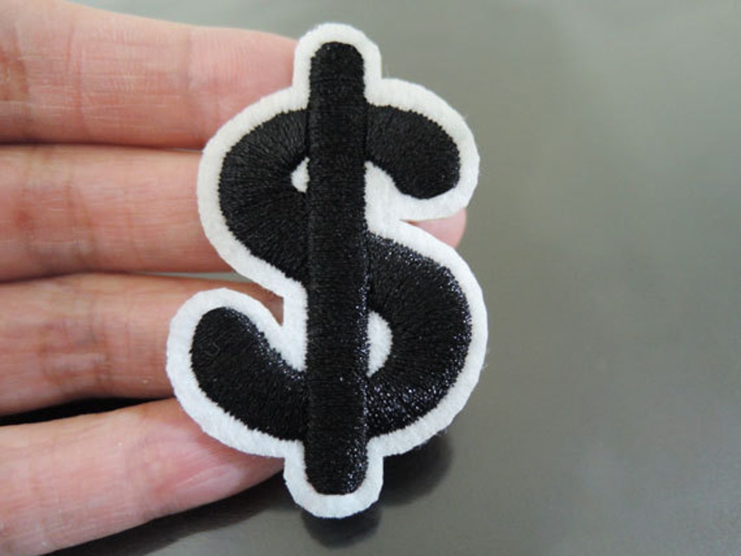 Money Patches - Iron on or Sewing on Patch Dollar Patch Dollars Patches ...