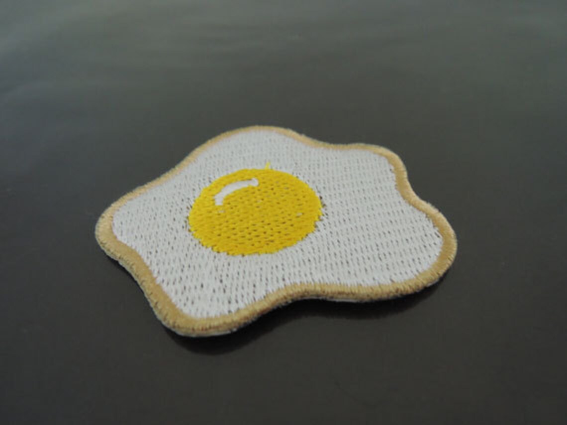 Egg Patches Iron on Patch or Sewing on Patch Food Egg Patch - Etsy