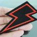 Flash Patches Iron on Patches or Sewing on Patch Red Black | Etsy