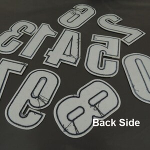Large Number Patches - Iron on Patch or Sewing on Patch 0-9 Number ...