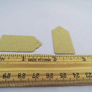 Kraft Tags - 50pcs Small Kraft Tags Rectangle Tag Price Tags Hang Tags ...