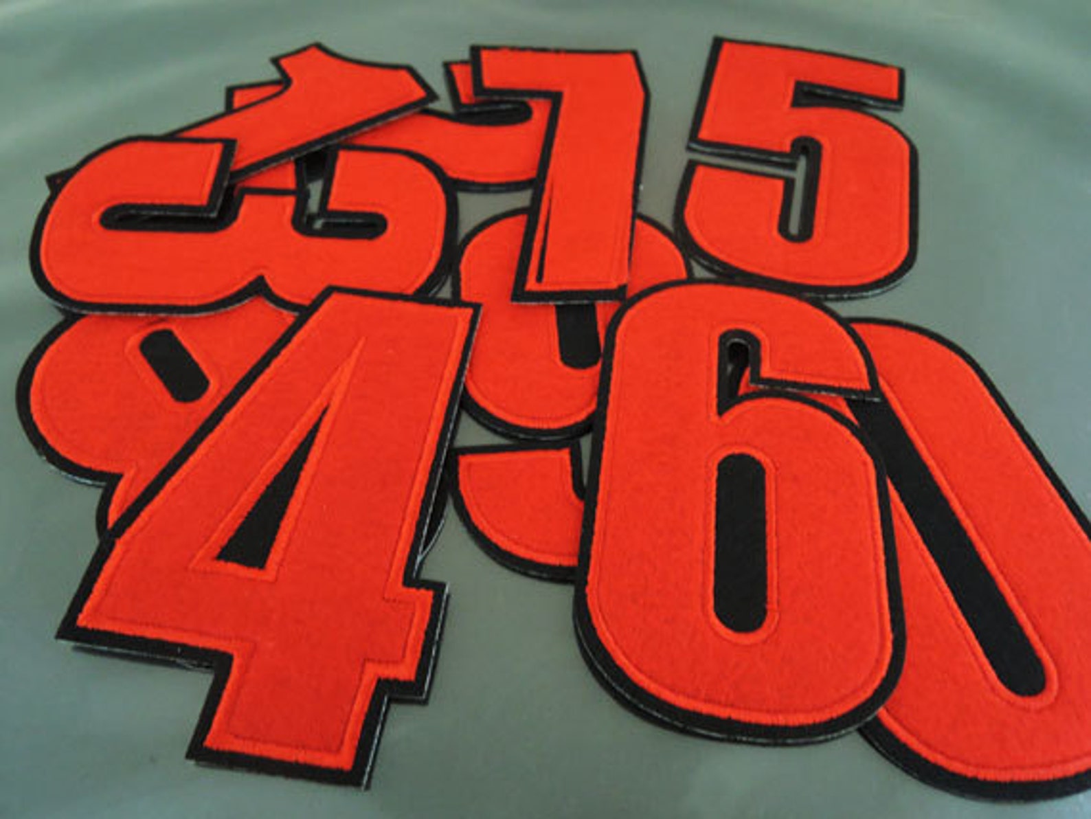 Large Number Patches Iron on Patch or Sewing on Patch 0-9 - Etsy