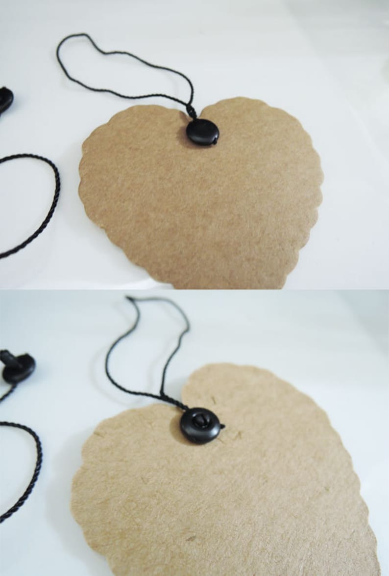 Hang Tag String 100pcs Black Hang Tag String With Round - Etsy