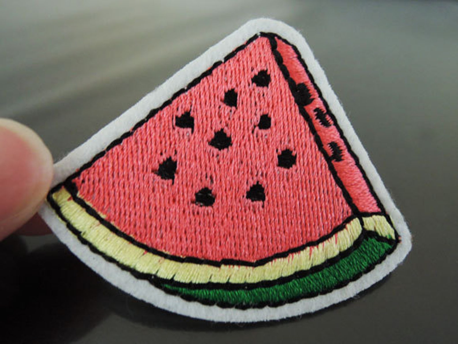 Watermelon Patch Fruit Patches Red Green Black Patch Applique | Etsy
