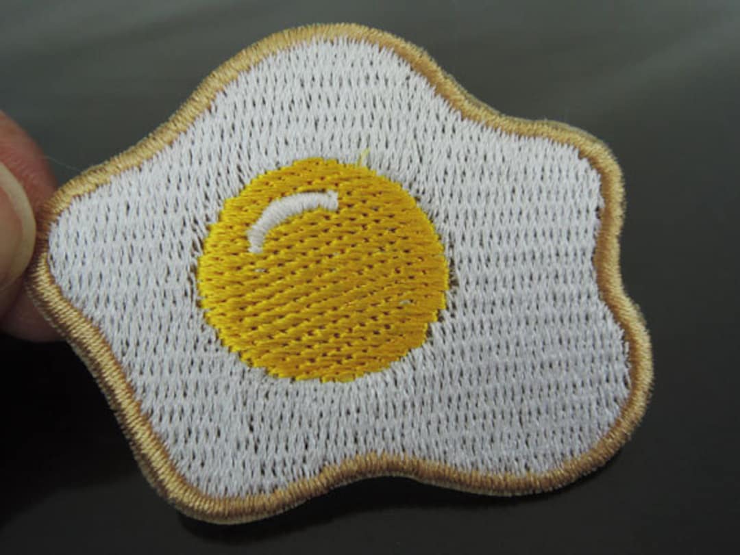 Egg Patches - Iron on Patch or Sewing on Patch Food Egg Patch Eggs ...