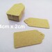 Kraft Tags 50pcs Small Kraft Tags Rectangle Tag Price Tags - Etsy