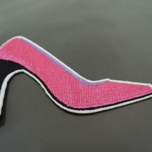 Pink High Heels Shoe Patches Iron on or Sewing on Patch High - Etsy