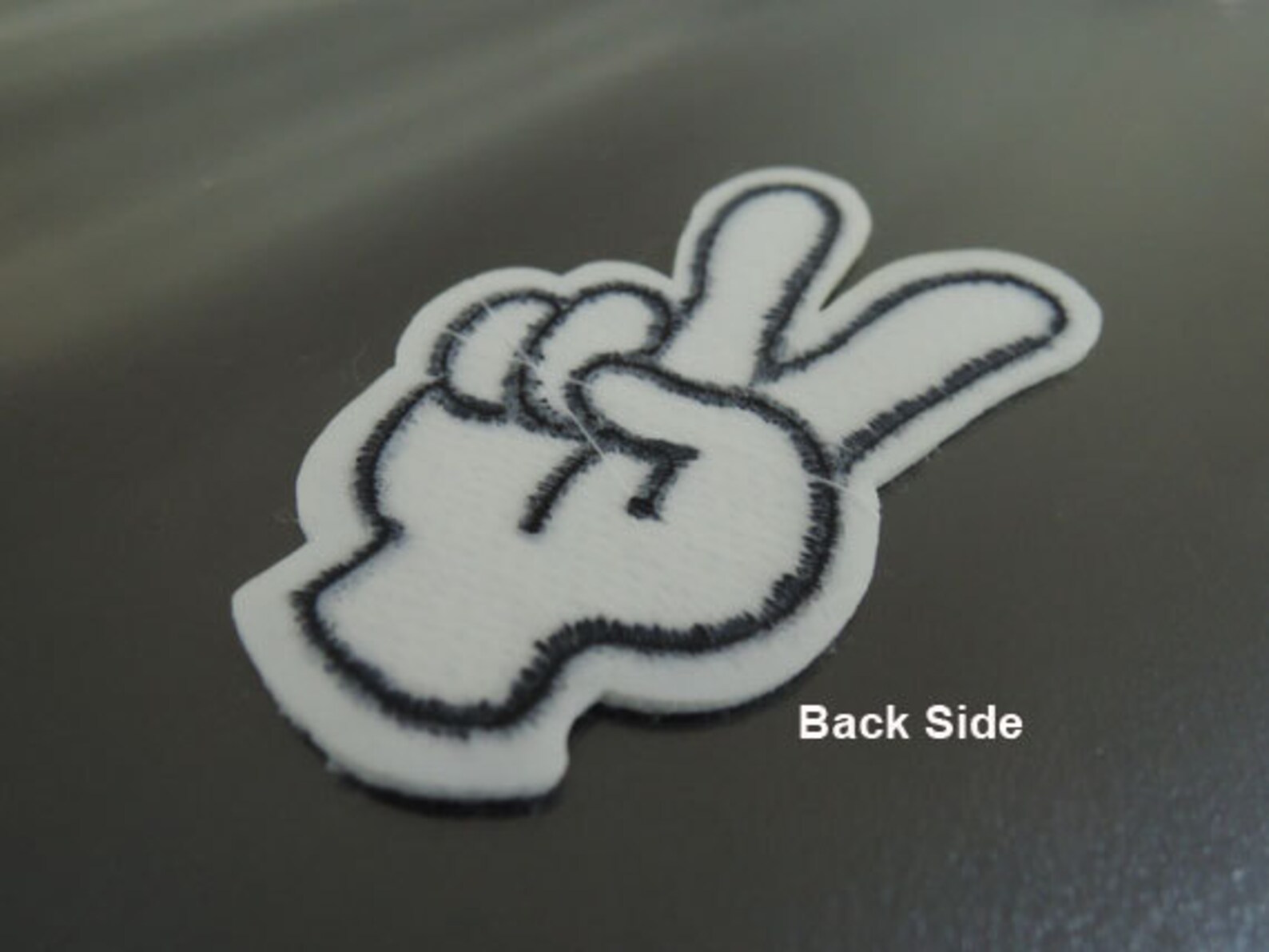 Iron on Patch Finger Patch Cartoon Finger with Win Hand | Etsy