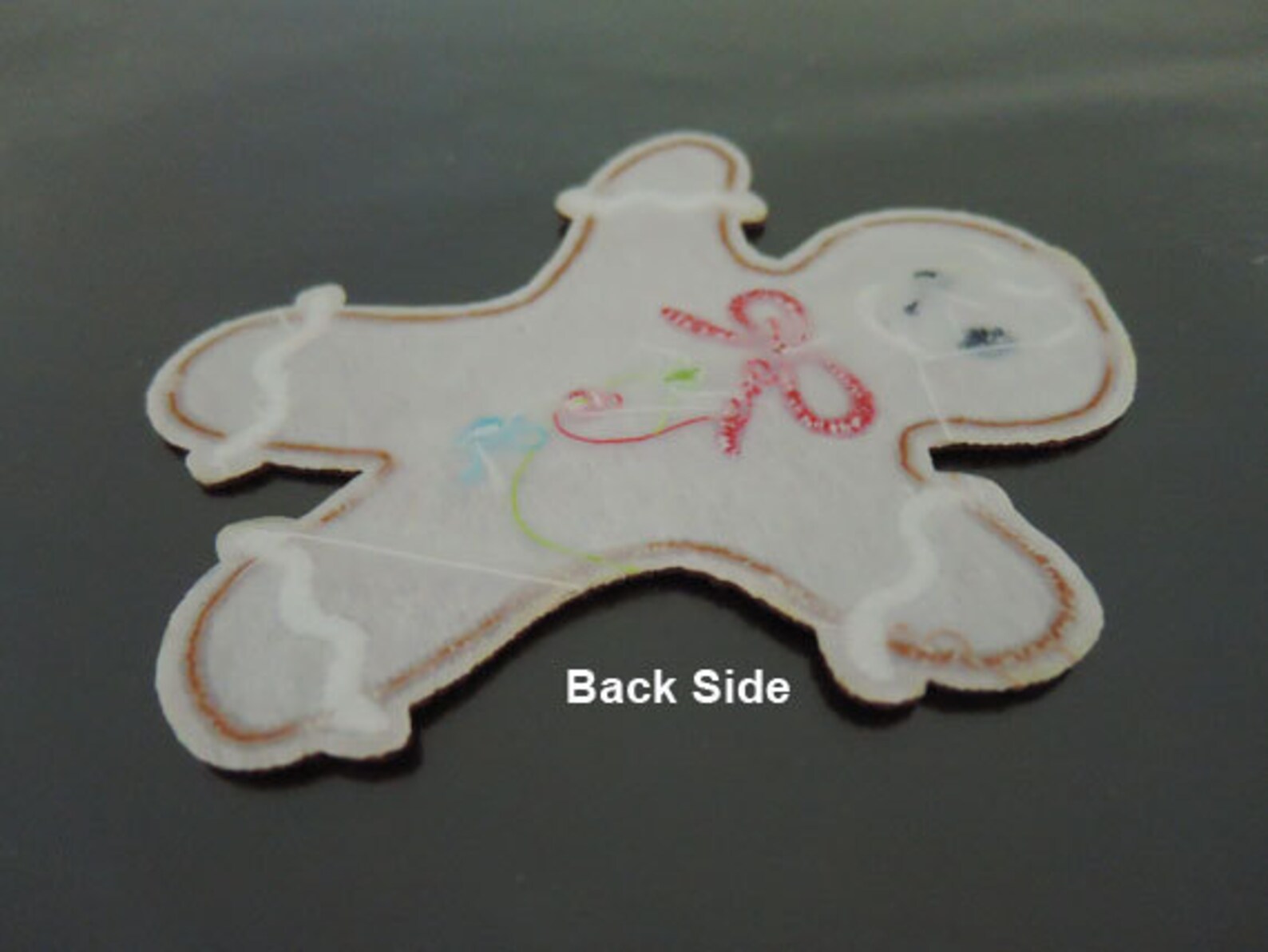 Iron on Patch - Christmas Gingerbread Man Patches Large Brown Patch ...