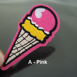 Ice Cream Patches - Iron on Patch or Sewing on Patch Summer Ice-cream ...