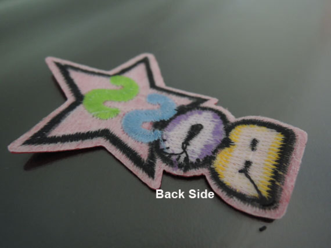 BOSS Letter Patches - Iron on or Sewing on Patch BOSS With Star Patch ...