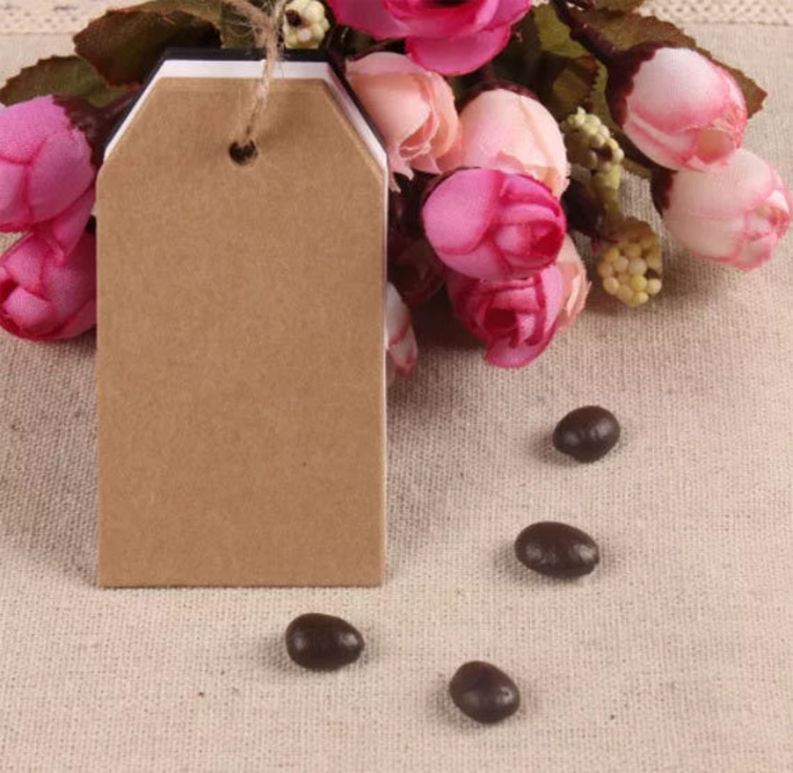 Kraft Card Paper Tags 50pcs Kraft Tags Price Tags Hang Tags - Etsy
