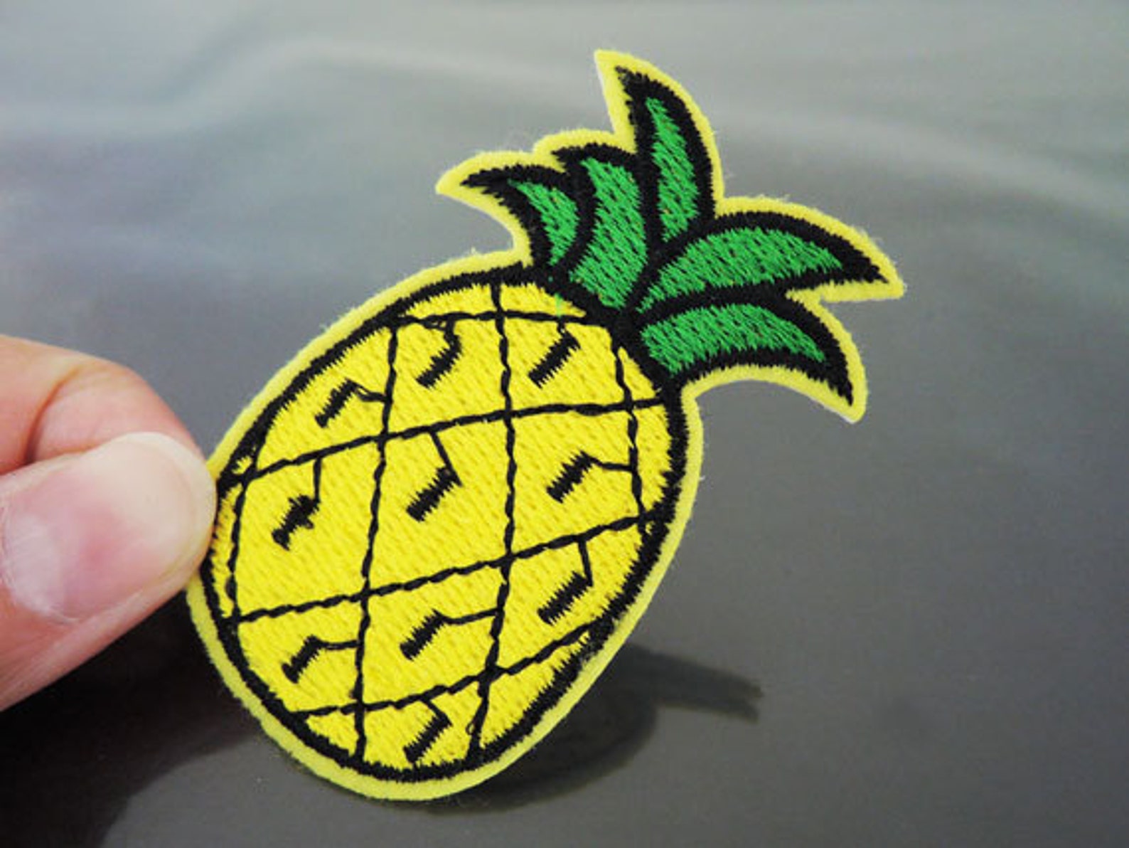 Pineapple Patch Fruit Patches Yellow Patch Applique Embroidered Patch ...