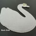 Iron on Patch - White Swan Patches Iron on Applique Embroidered Patch ...