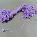 Hang Tag String 100pcs Purple Hang Tag String With Round Plastic ...