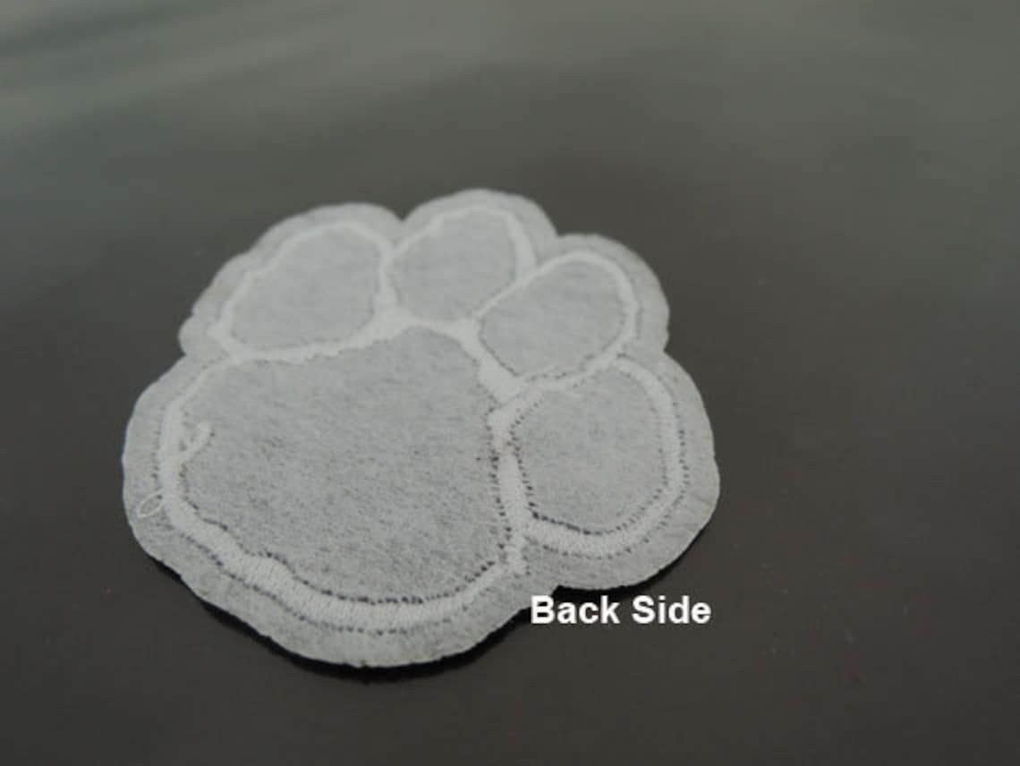 Paw Patches - Iron on Patches Paw Print Patch Applique Embroidered ...