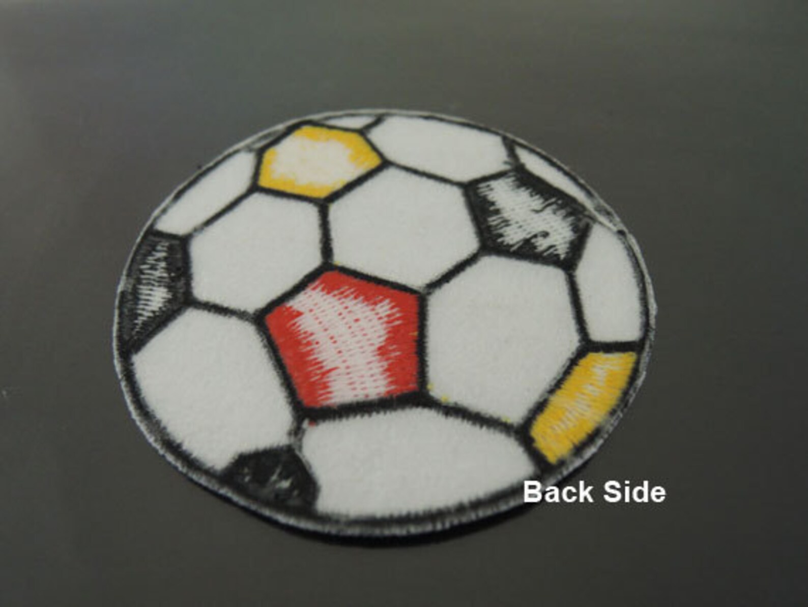 Football Patches - Iron on or Sewing on Patch Footballs Patches Round ...