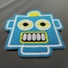 Robot Patches - Iron on Patches or Sewing on Patch Blue Yellow Patches ...