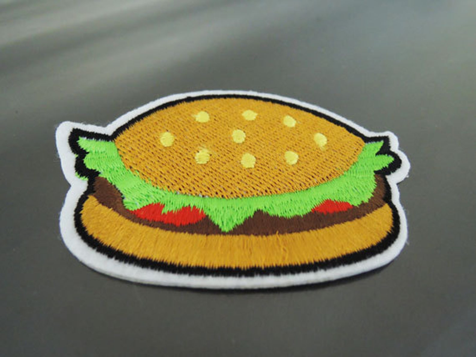 Hamburger Patches Iron on Patches or Sewing on Patch - Etsy