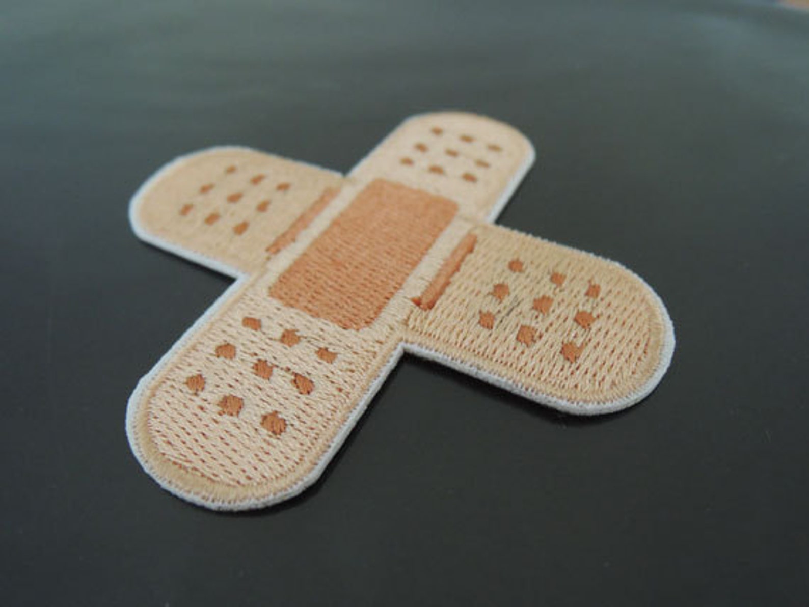 Iron on Patch Band Aid Patch embroided patch patch for | Etsy