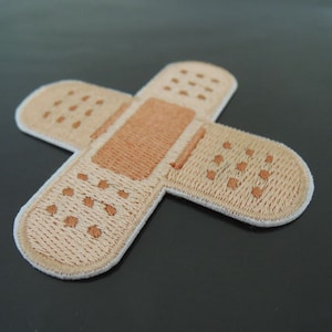 Iron on Patch - Band Aid Patch Embroided Patch Patch for Jacket - Etsy